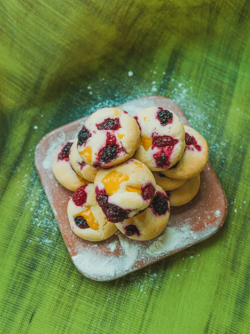 Blackberry Cheese Bites For Your Pup